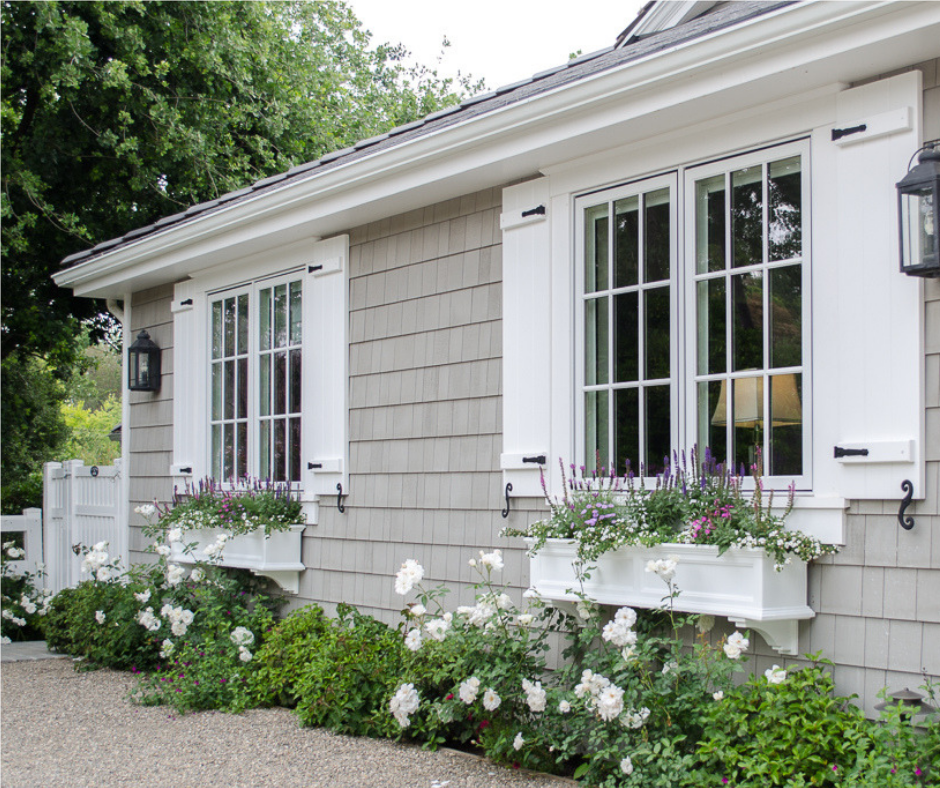 Gray Houses With Shutters How To Pick Exterior Trim Colors That
